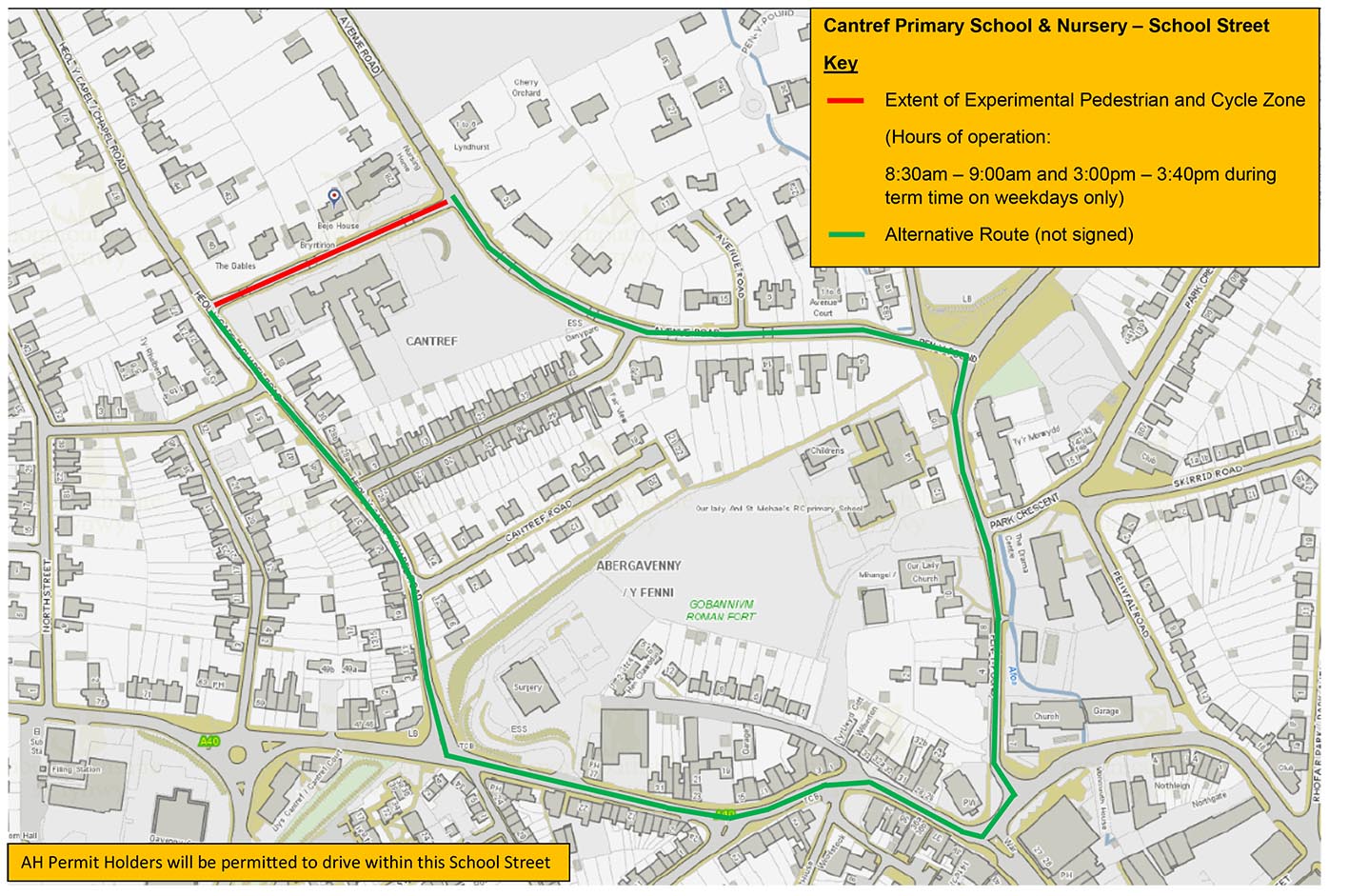 ‘School Street’ scheme aims to help keep families safer - Monmouthshire