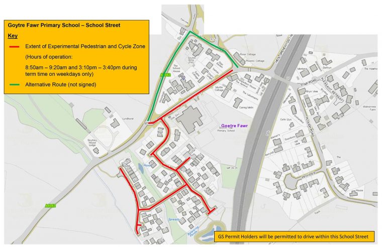 ‘School Street’ scheme aims to help keep families safer - Monmouthshire
