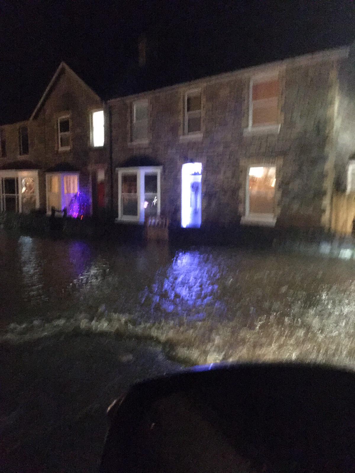 Tintern flooding 23DEC2020 - Monmouthshire