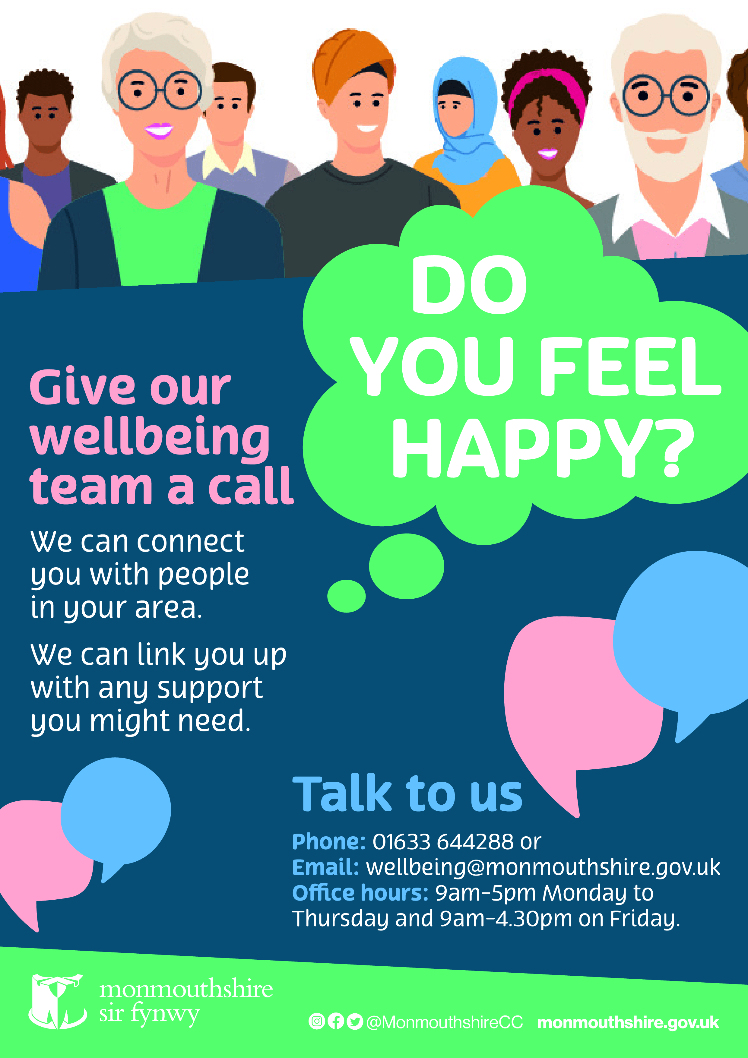 MCC_Wellbeing-workers_A4-poster - Monmouthshire