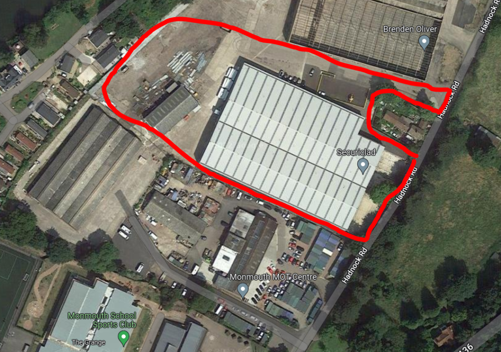 Extent-of-factory - Monmouthshire
