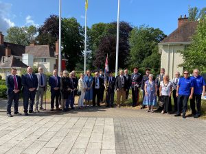 Flag-raised-at-County-Hall-19-June-2023-for-Armed-Forces - Monmouthshire