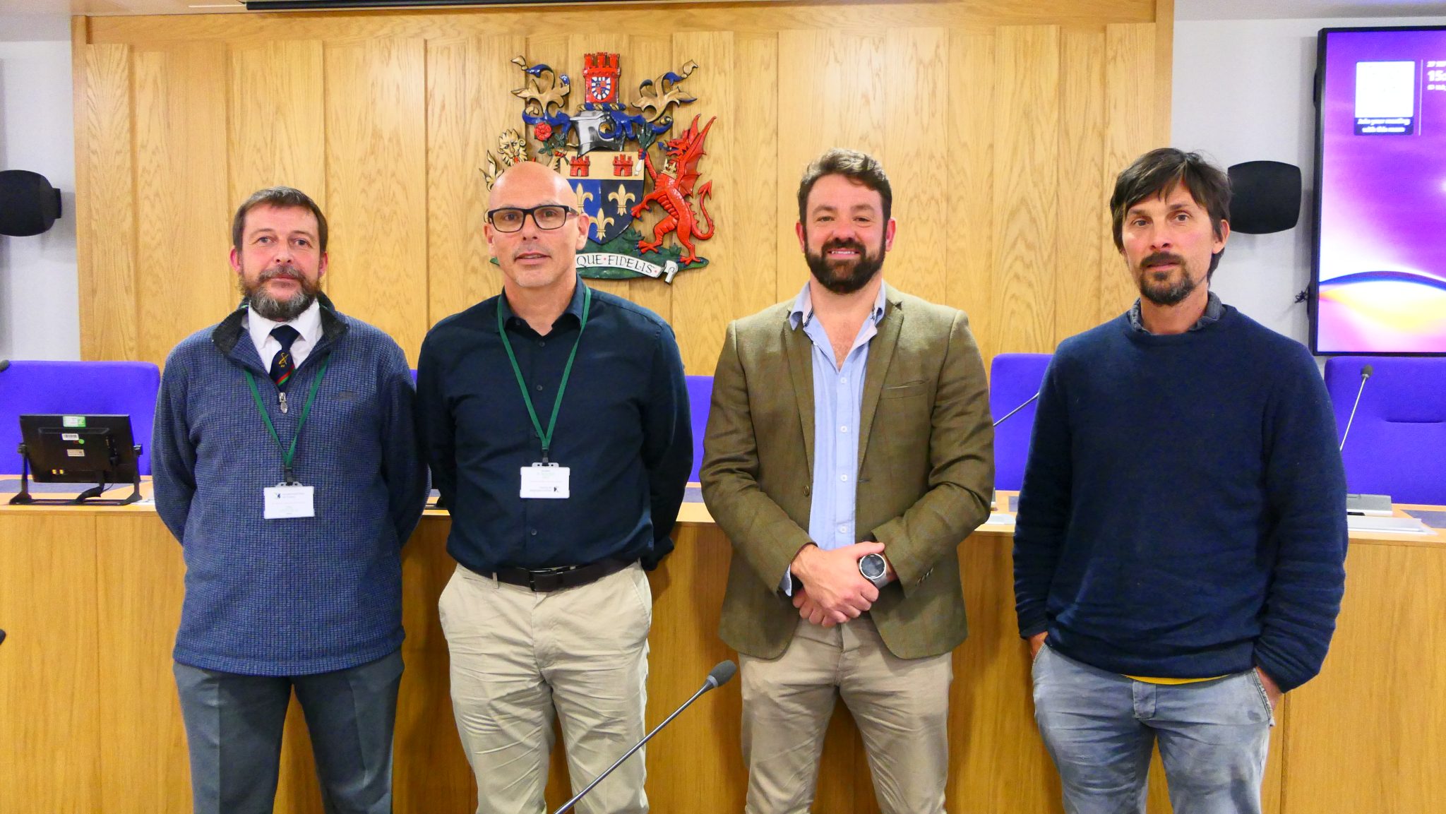 Photo of Damon Rees, Derrick ‘Dez’ Jones, Dan Smith and Sam Bosanquet ...