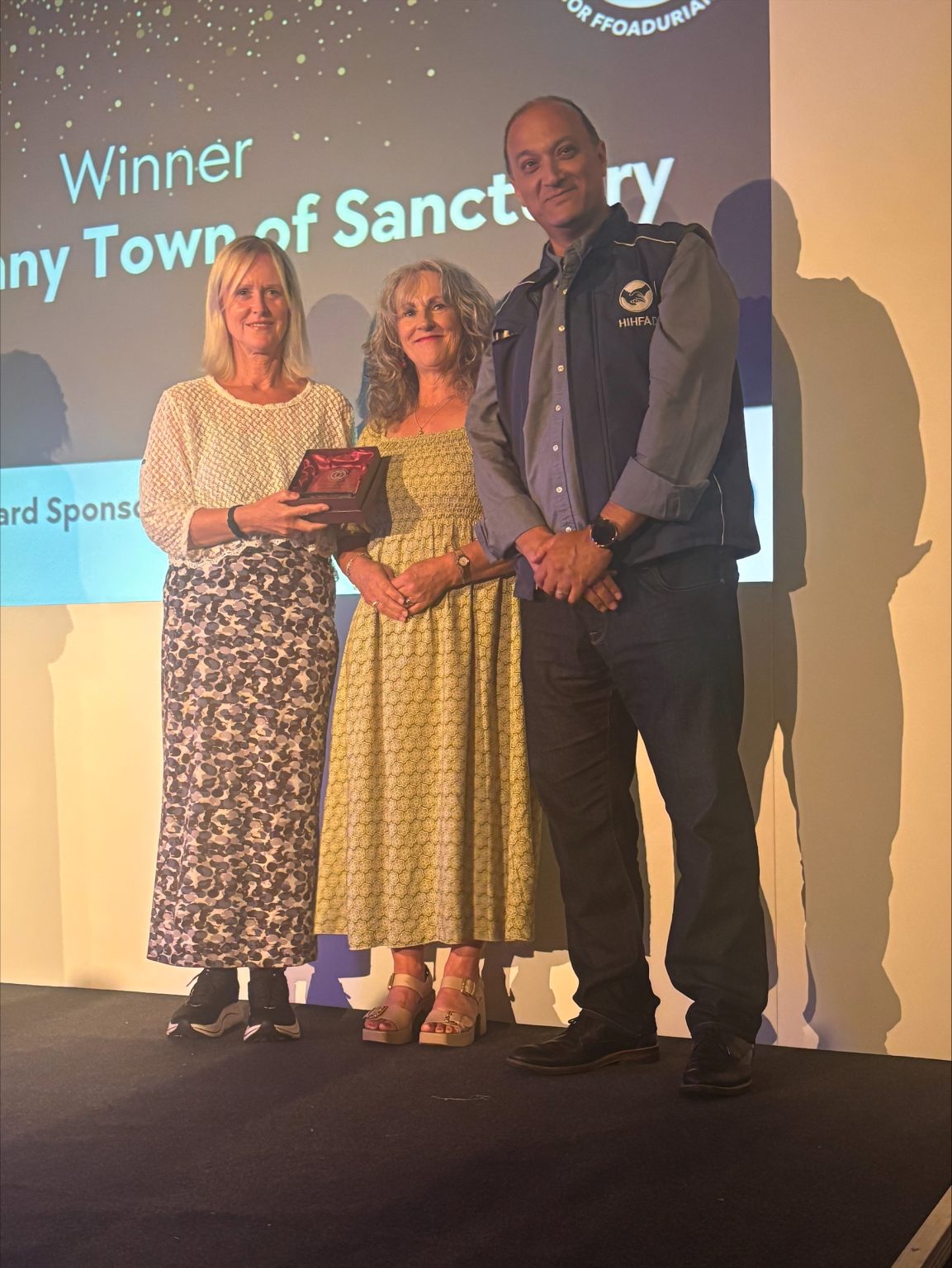 AToS collecting the award - Monmouthshire