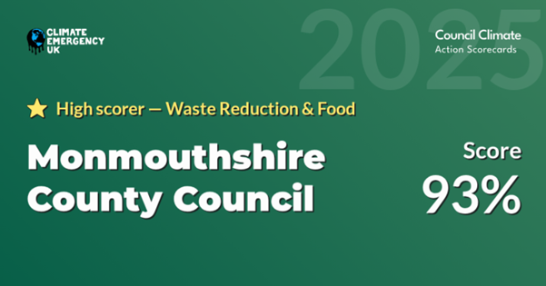 Monmouthshire County Council scores top for waste reduction - Monmouthshire