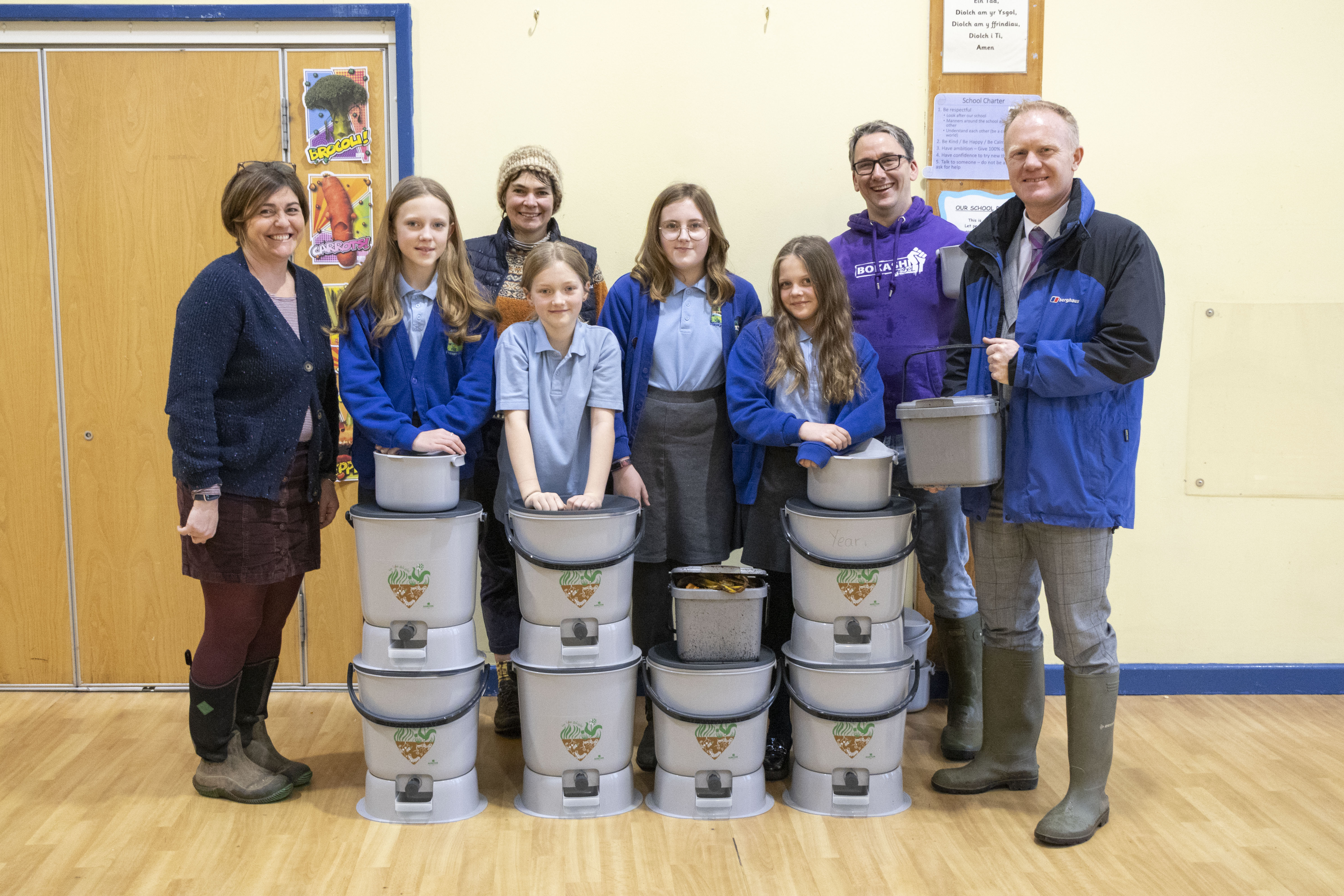 Monmouthshire primary school leading a pilot Bokashi and Ridan ...